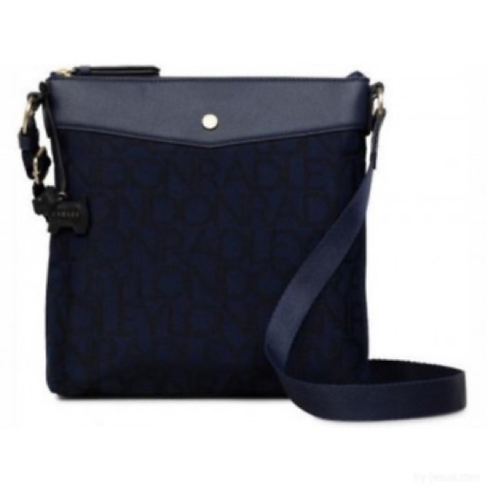 Radley London Signature Navy Blue Crossbody Bag Purse… - Gem